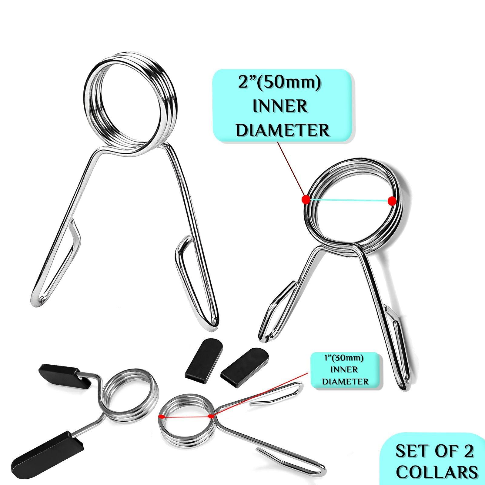 Barbell Spring Clamp Collars | Bar Clamps | FK Sports