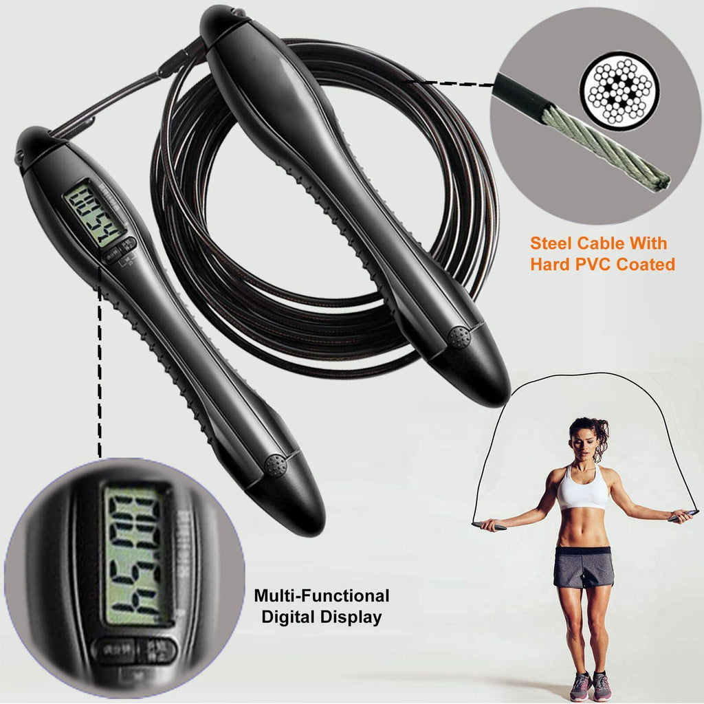 Digital LCD Jumping Skipping Rope For Sale | Jump Ropes | FK Sports